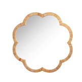 Scalloped Rattan Mirror – Lasting Impressions